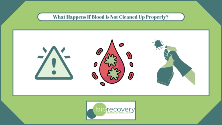 What Happens If Blood Is Not Cleaned Up Properly?
